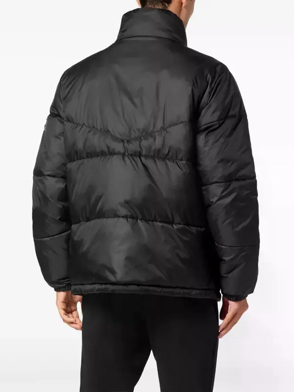 PLEIN SPORT Logo Patch Puffer Jacket