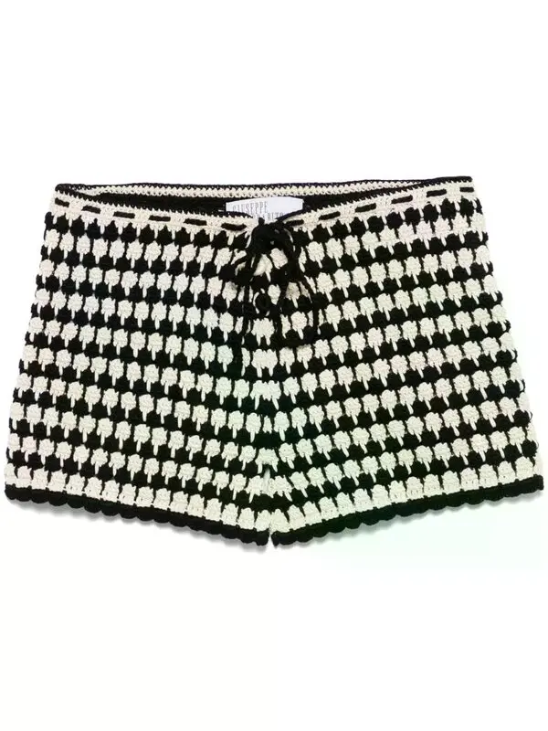 Giuseppe Di Morabito Crochet Shorts - Black