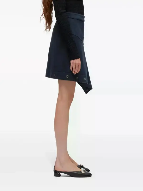 3.1 Phillip Lim Deconstructed Cotton Asymmetric Skirt