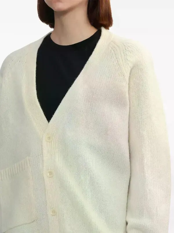 Tibi Wool Cardigan With Asymmetric Hem