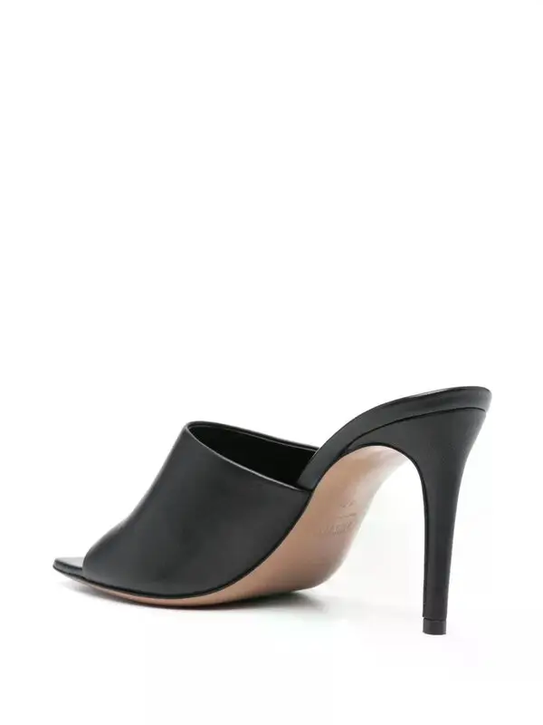 Paris Texas Leather Stiletto Heeled Sandals