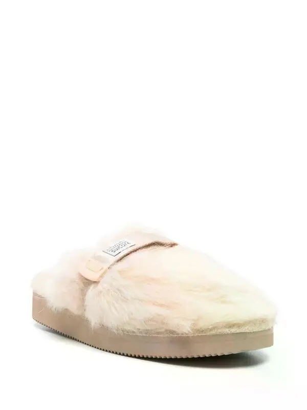 Suicoke Shearling Slip-on Slippers
