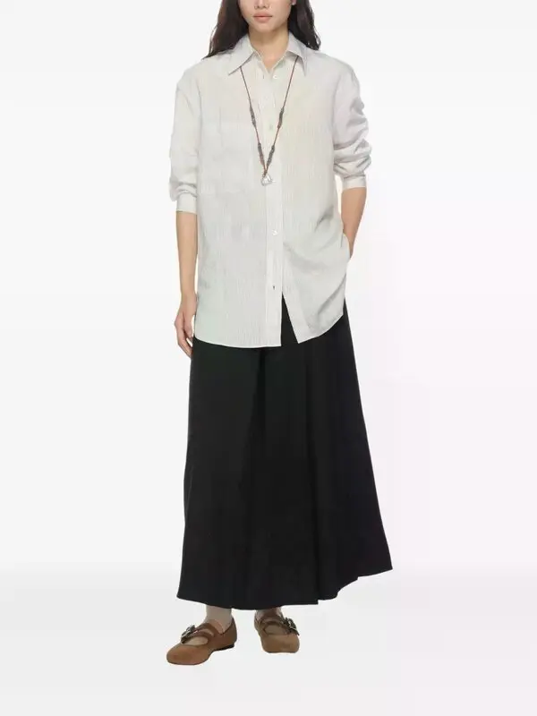 Studio Nicholson Pleated Asymmetric Skirt