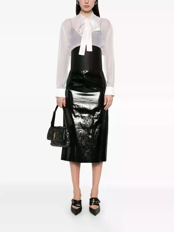 Dolce & Gabbana Chiffon Pussy-bow Shirt