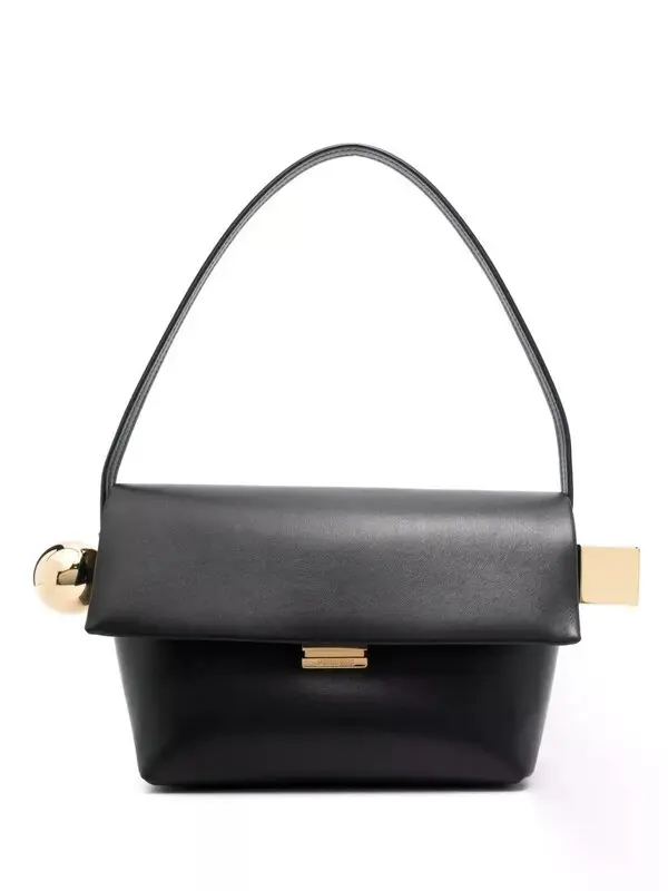 Jacquemus Rond Carré Shoulder Bag - Black