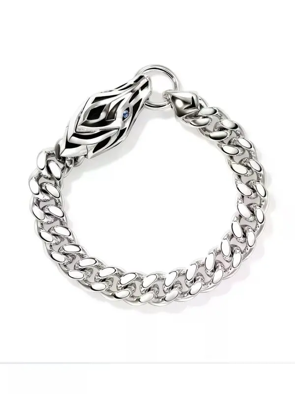John Hardy Sterling Naga Sapphire Bracelet