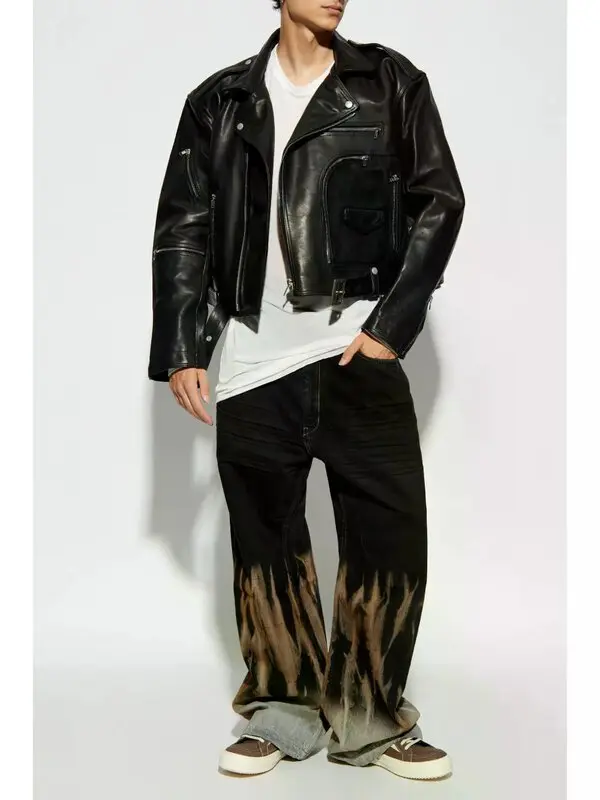 Rick Owens Degradé Effect Wide Leg Jeans