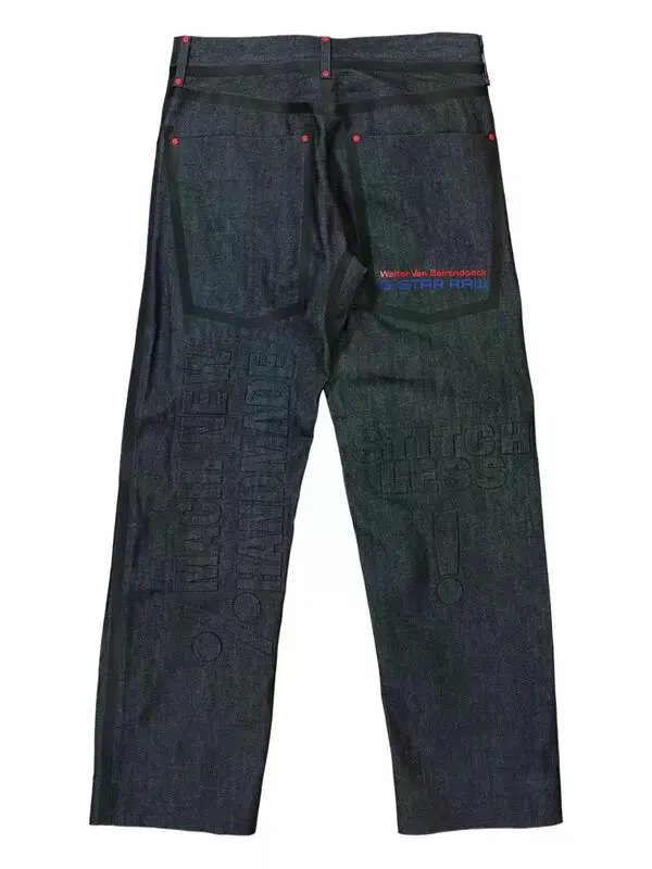WALTER VAN BEIRENDONCK X G-star Raw Embellished Jeans