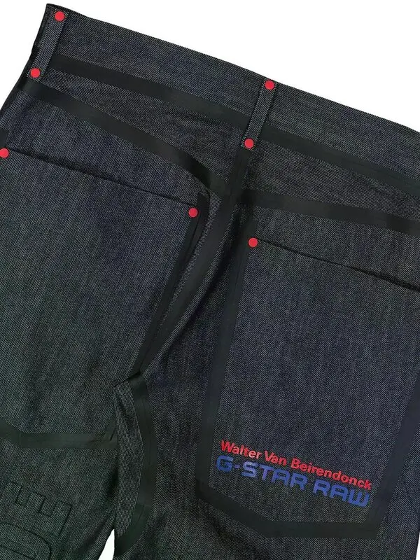 WALTER VAN BEIRENDONCK X G-star Raw Embellished Jeans