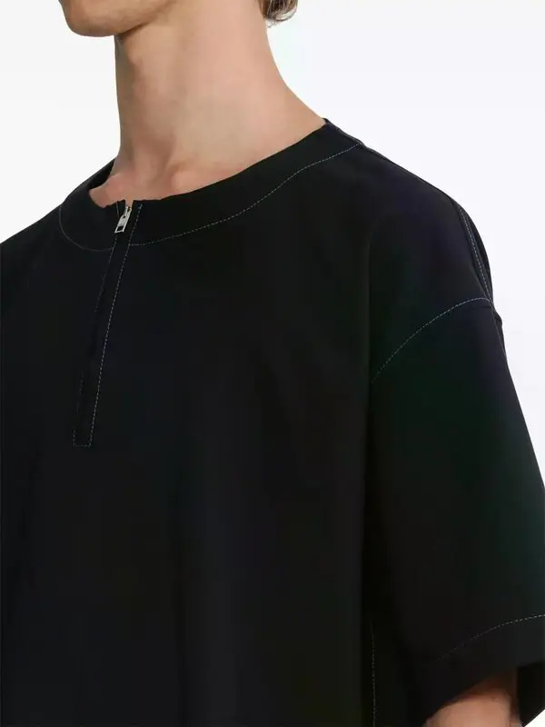 Sunnei Logo-patch T-shirt - Blue