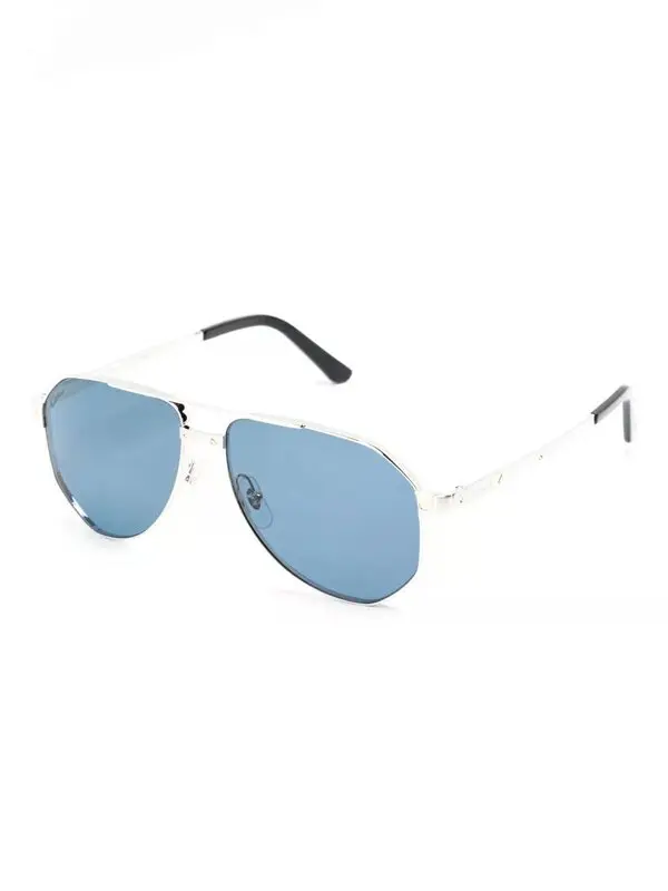 Cartier Santos De Pilot Aviator Sunglasses