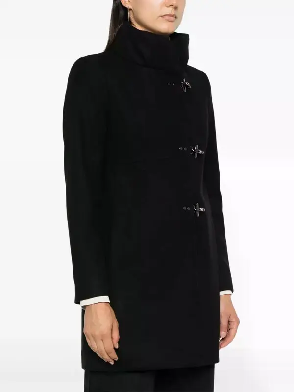 FAY Toggle Fastening Virgin Wool Blend Coat