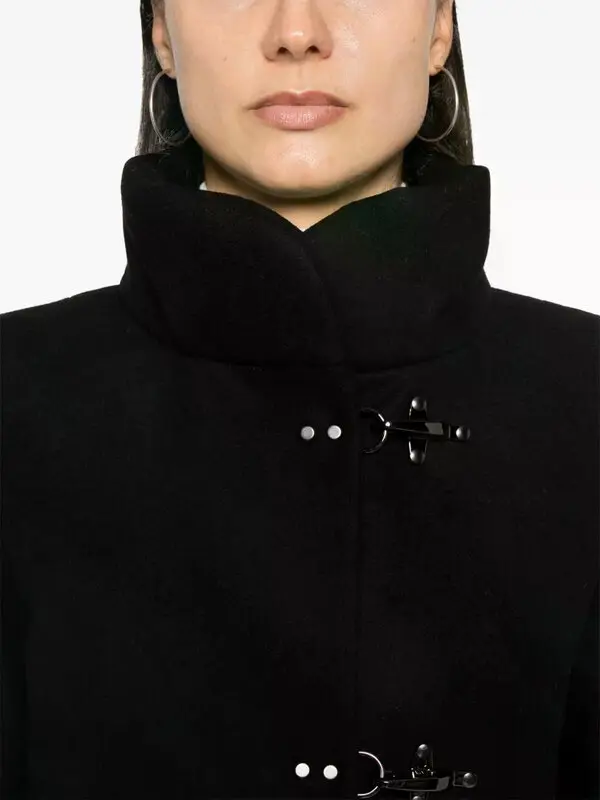 FAY Toggle Fastening Virgin Wool Blend Coat