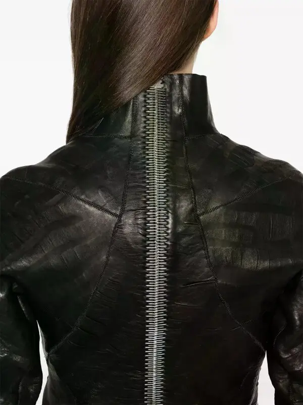 ISAAC SELLAM EXPERIENCE Lambskin Leather Jacket