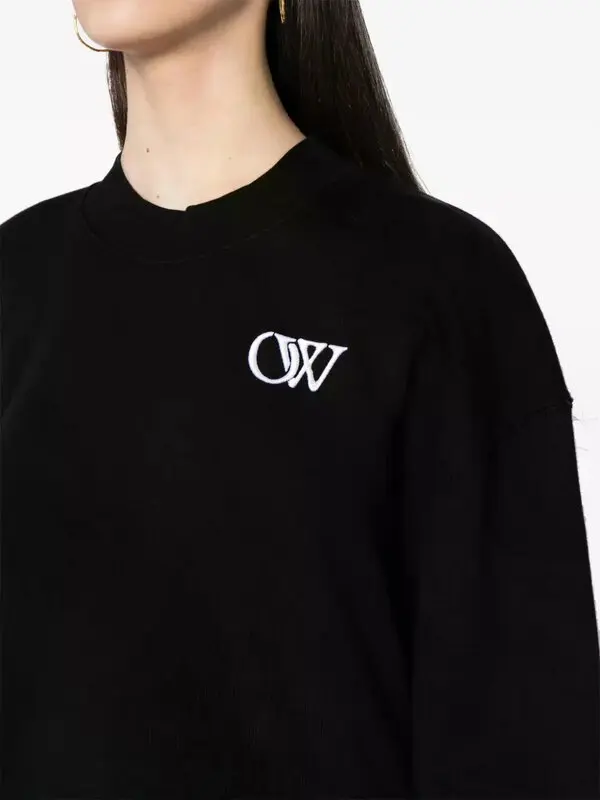 Off-White Initial Appliqué Sweatshirt