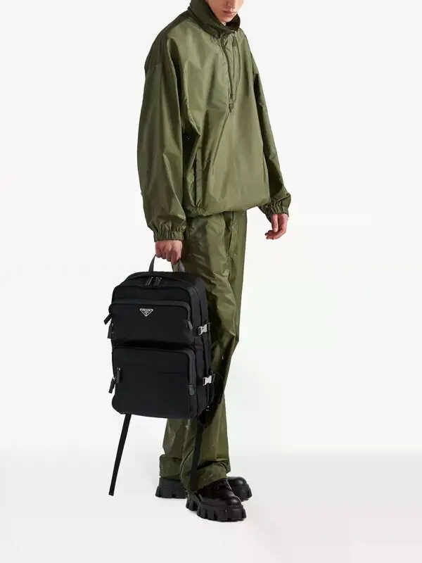 Prada Re-nylon And Saffiano Leather Backpack