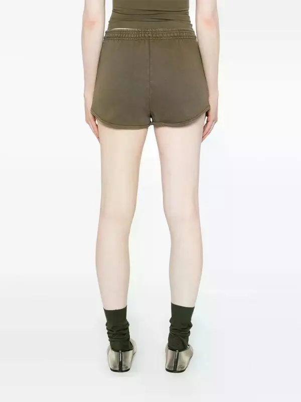 ENTIRE STUDIOS Ivy Organic Cotton Micro Shorts - Green