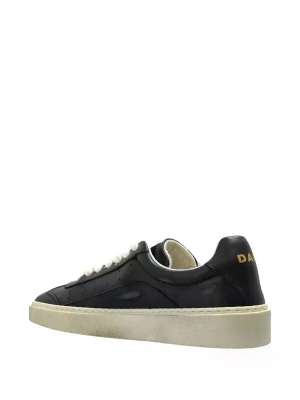 Dsquared2 Rider Perforated Leather Sneakers - Black