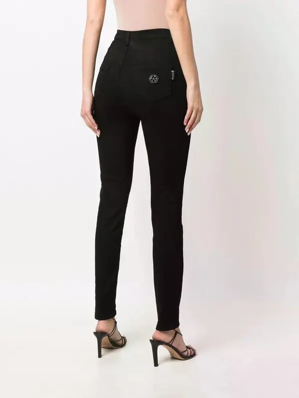 Philipp Plein Super High-waist Skinny Jeans