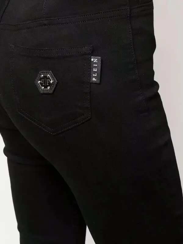Philipp Plein Super High-waist Skinny Jeans