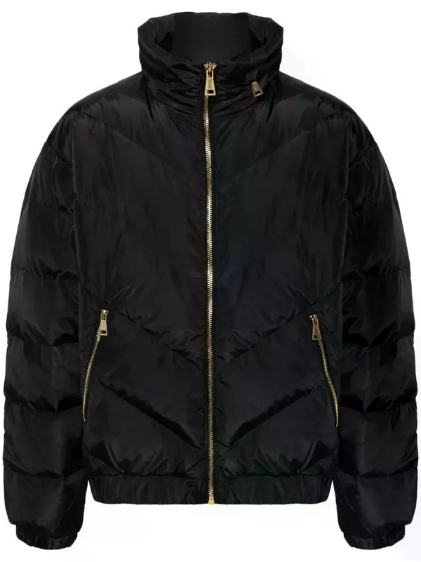 Versace Logo-print Padded Jacket