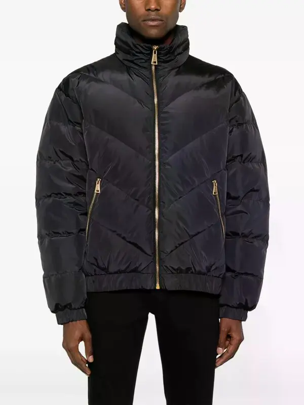 Versace Logo-print Padded Jacket