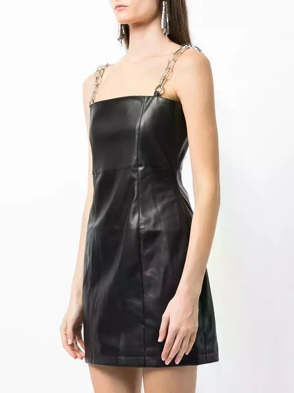 Rokh Chain Strap Mini Dress