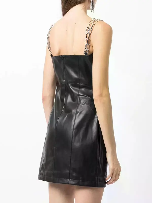 Rokh Chain Strap Mini Dress