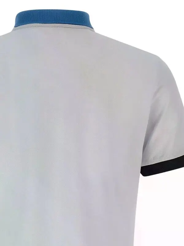 SUN 68 Contrast-collar Polo Shirt - White