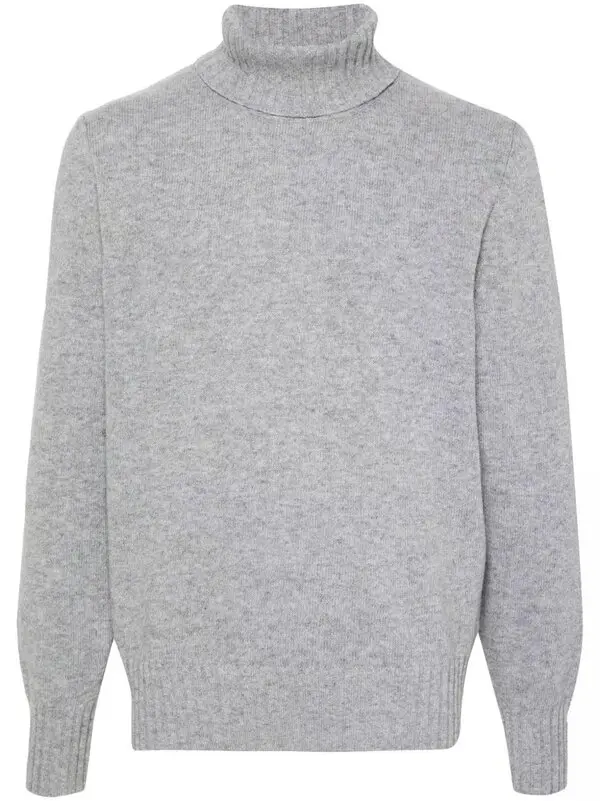 DOPPIAA Fine Knit Roll Neck Sweater