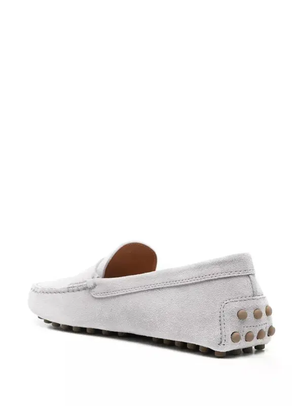 TOD'S Gommino Driving Loafers - Grey