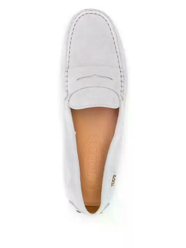 TOD'S Gommino Driving Loafers - Grey