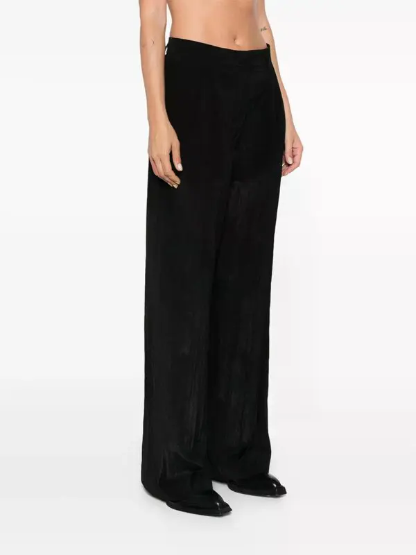 Christian Wijnants Wool Blend Taffeta Palazzo Trousers
