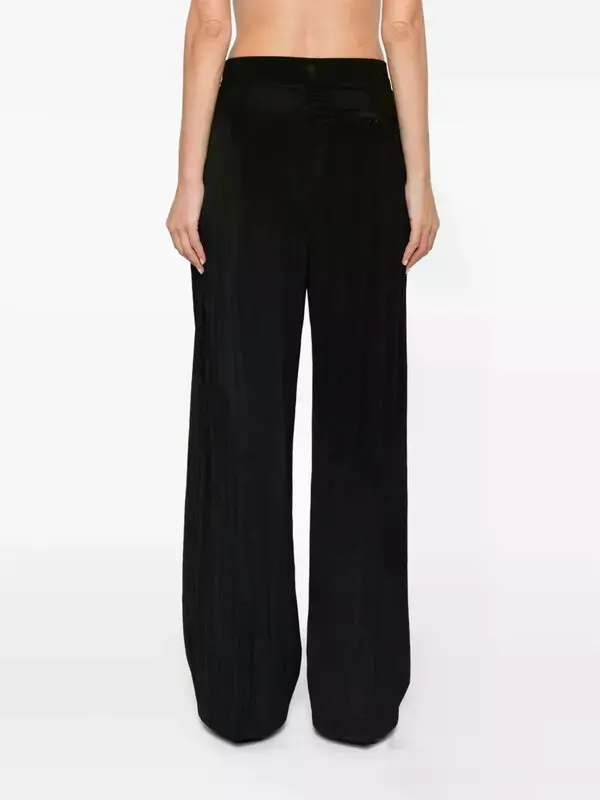 Christian Wijnants Wool Blend Taffeta Palazzo Trousers