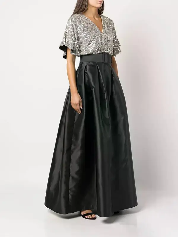 Sachin & Babi Simone Sequin-embellished Gown
