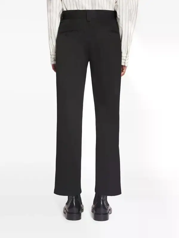 LANVIN Straight-leg Trousers With Pressed Crease