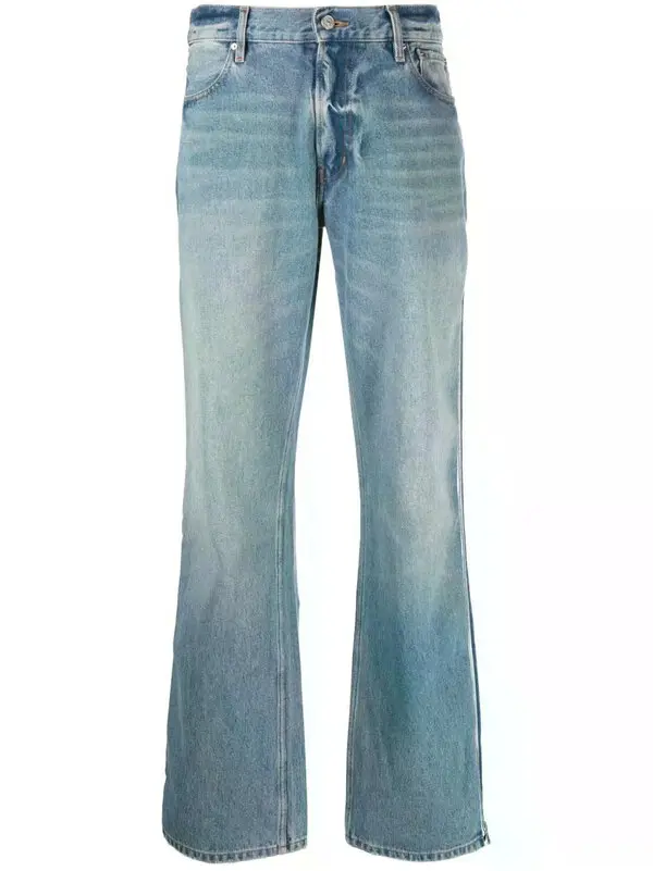 Gauchère Wide-leg Zipped Jeans