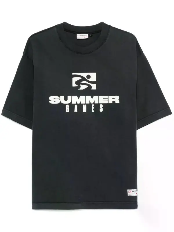 SUMMER GAMES Logo-print T-shirt