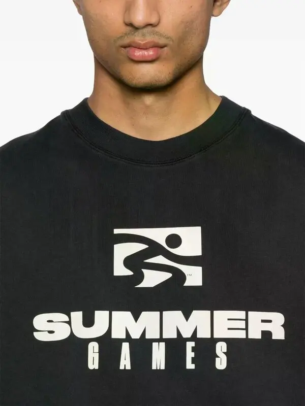 SUMMER GAMES Logo-print T-shirt
