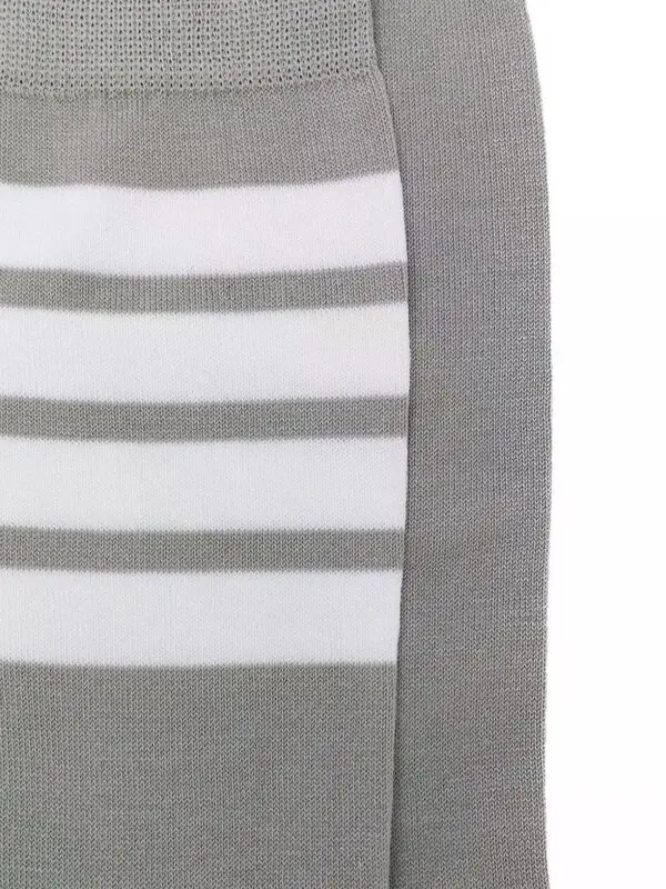 Thom Browne 4-bar Stripe Socks - Grey