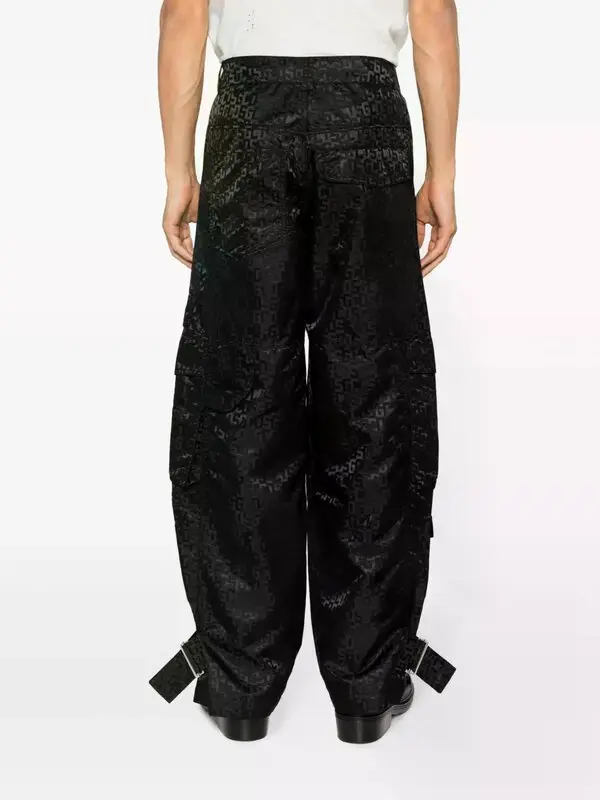 Gcds Monogram Ultracargo Wide-leg Trousers