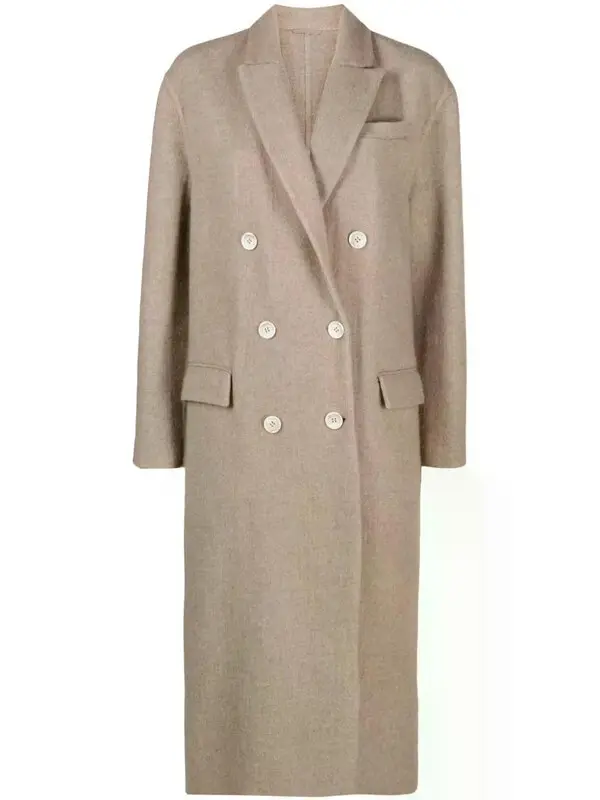 Brunello Cucinelli Double-breasted Cashmere Coat