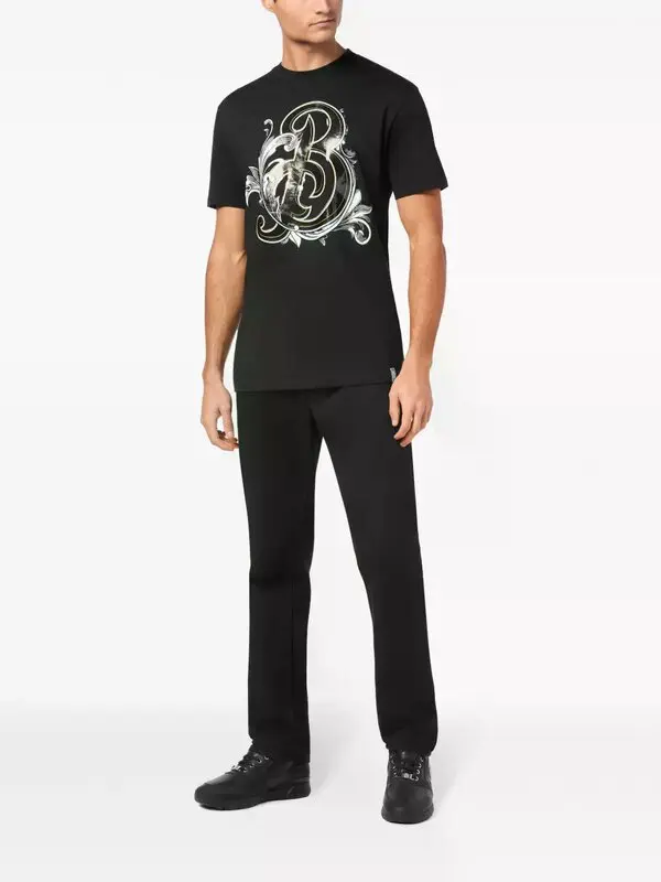 BILLIONAIRE Logo-print T-shirt - Black