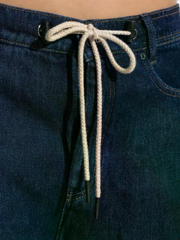 Munthe Wide Leg Drawstring Jeans