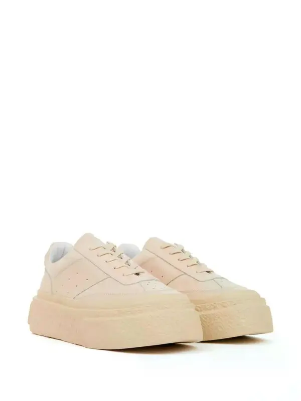 MAISON MARGIELA Leather Sneakers - Neutrals