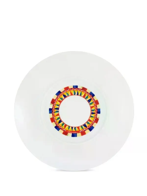 Dolce & Gabbana Knight-print Charger Plate