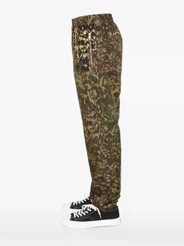 Givenchy 4g Animal-print Track Pants