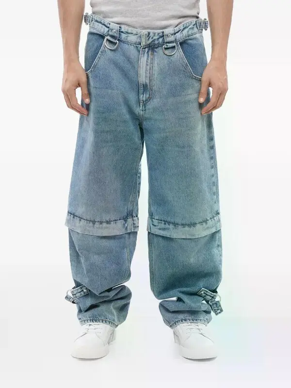 Givenchy Detachable-suspenders Jeans