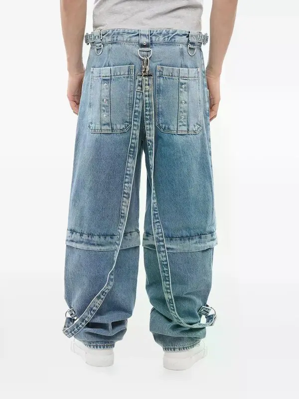 Givenchy Detachable-suspenders Jeans