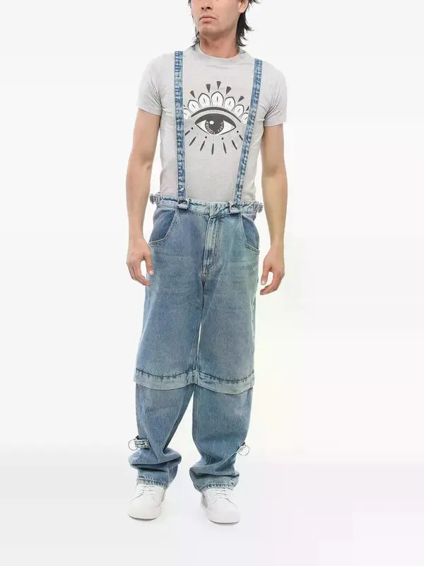 Givenchy Detachable-suspenders Jeans
